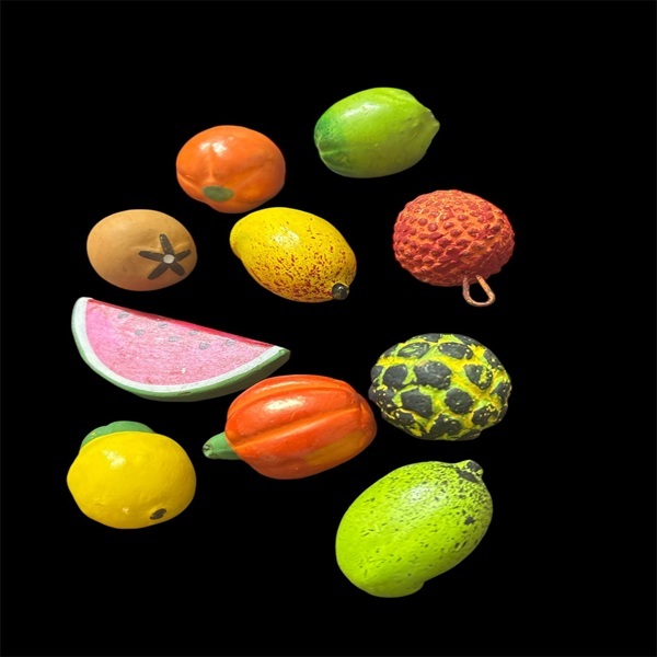 Miniature Clay Fruits Set