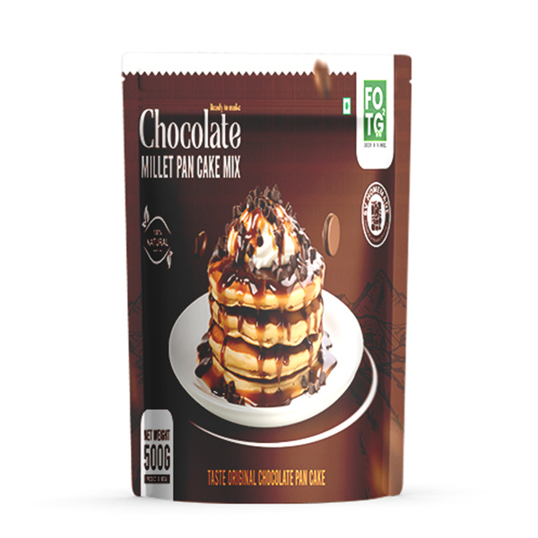 Chocolate Millet Pan Cake Mix